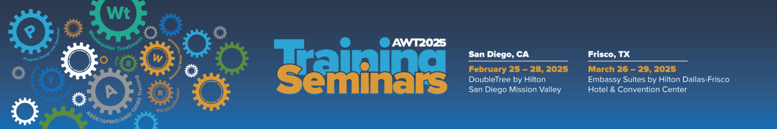 2025 Technical Training Seminars – Schedule Frisco, TX – AWT